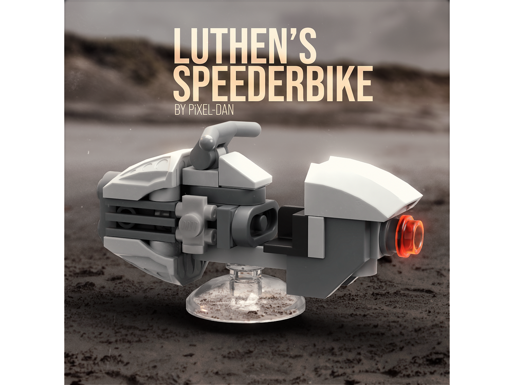 LEGO MOC Luthens Speederbike by PiXEL-DAN | Rebrickable - Build with LEGO