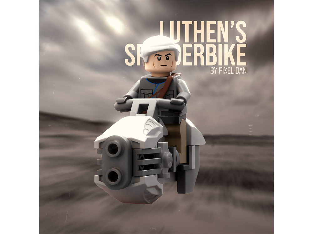 LEGO MOC Luthens Speederbike by PiXEL-DAN | Rebrickable - Build with LEGO