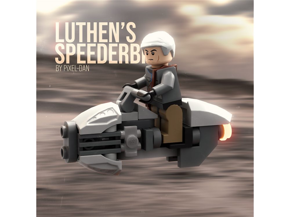 LEGO MOC Luthens Speederbike by PiXEL-DAN | Rebrickable - Build with LEGO