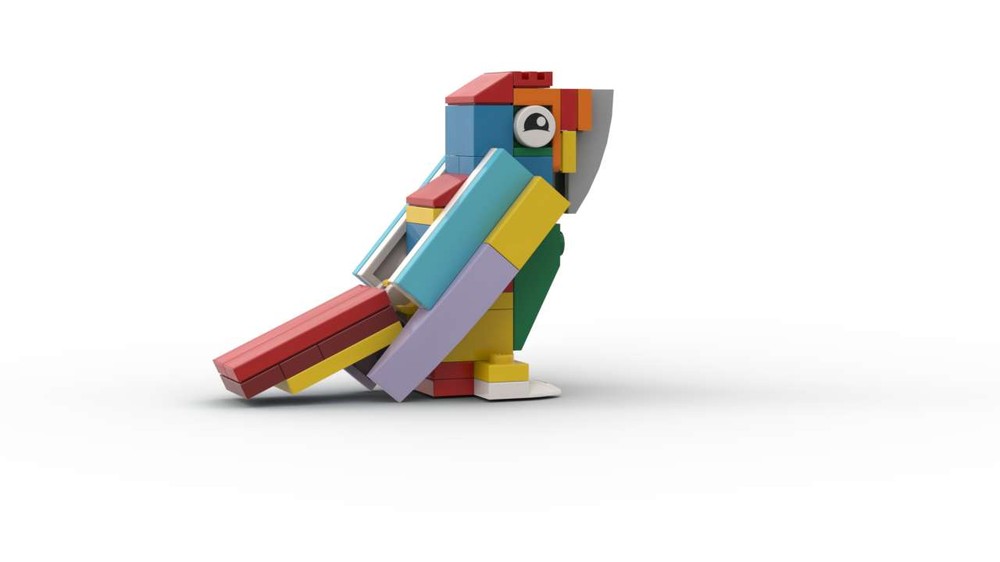 LEGO MOC 10696 Parrot by Lenarex | Rebrickable - Build with LEGO