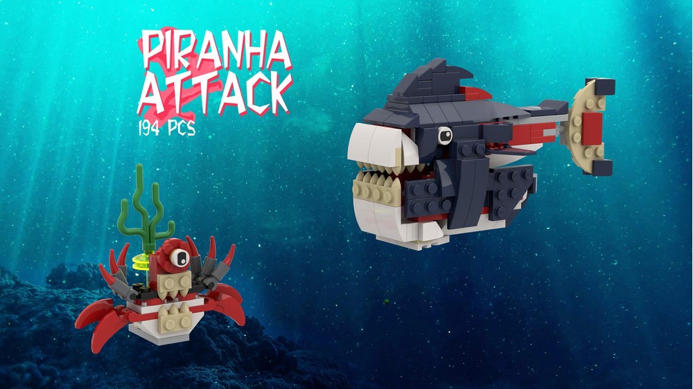Lego Moc Piranha Attack 31088 Alternate Build By Gurman Rebrickable