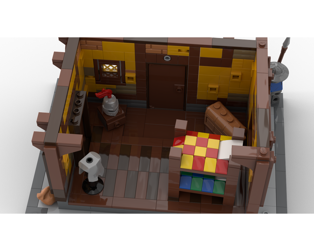 Lego Moc Medieval House 1 By Legatoflegion Rebrickable Build