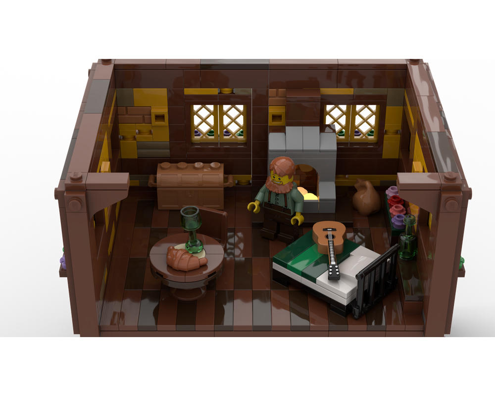 Lego Moc Medieval House 1 By Legatoflegion Rebrickable Build