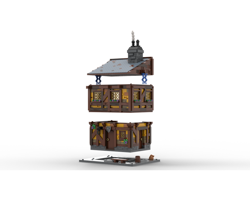 Lego Moc Medieval House 1 By Legatoflegion Rebrickable Build