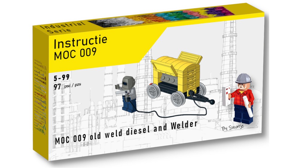 LEGO MOC MOC 009 old weld diesel and Welder by Swatje | Rebrickable - Build with LEGO