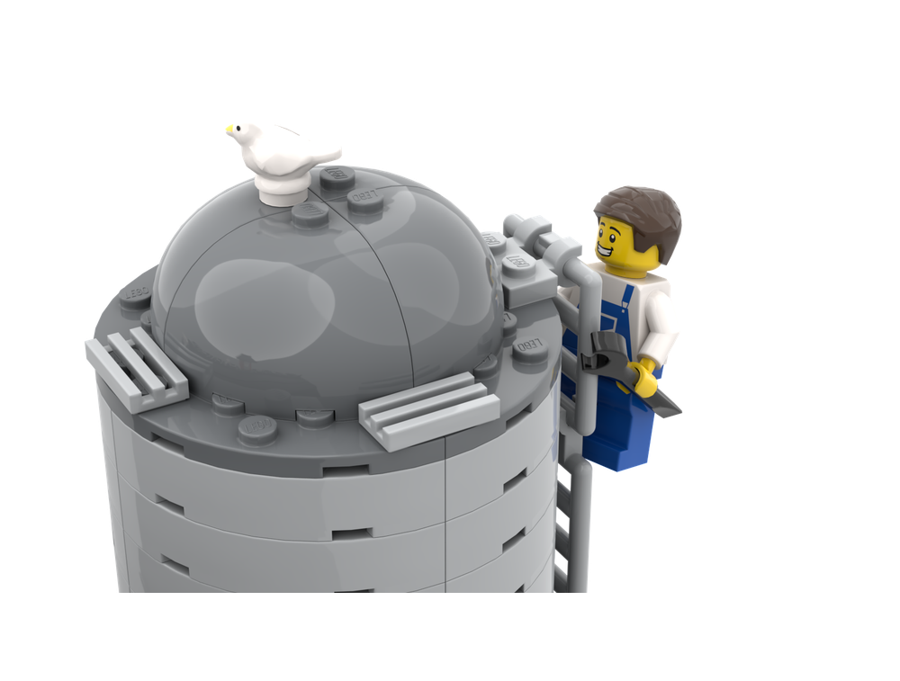 LEGO MOC Red Barn & Silo - Modular Farm House | Farmhouse | Bauernhof ...