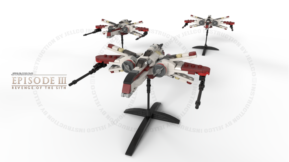 Lego Moc Mini Size Arc 170 Starfighter Episode Iii By Jellco