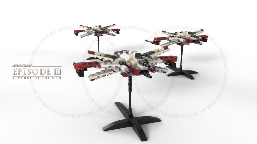 Lego Moc Mini Size Arc 170 Starfighter Episode Iii By Jellco