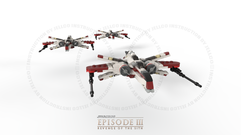 Lego Moc Mini Size Arc 170 Starfighter Episode Iii By Jellco