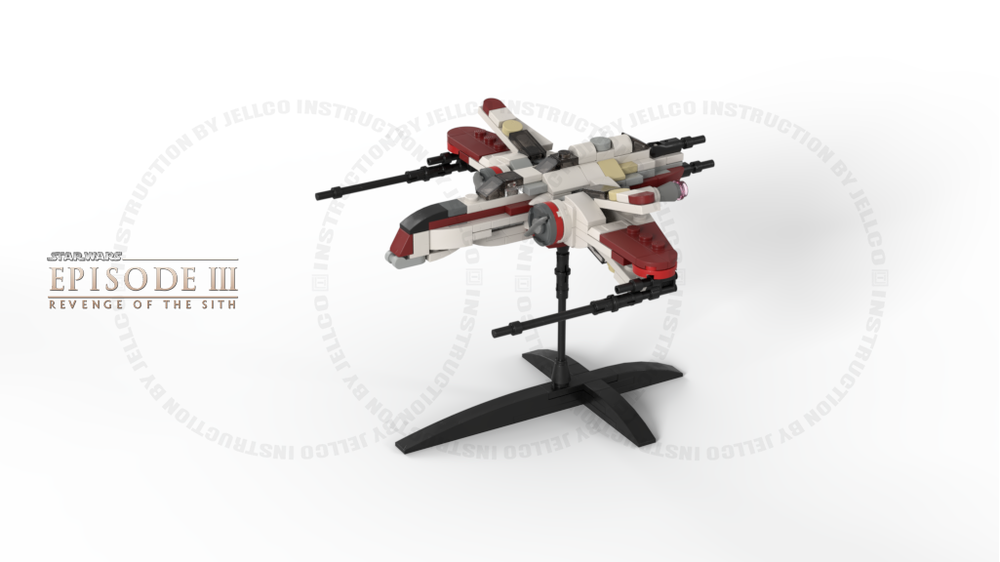 Lego Moc Mini Size Arc 170 Starfighter Episode Iii By Jellco