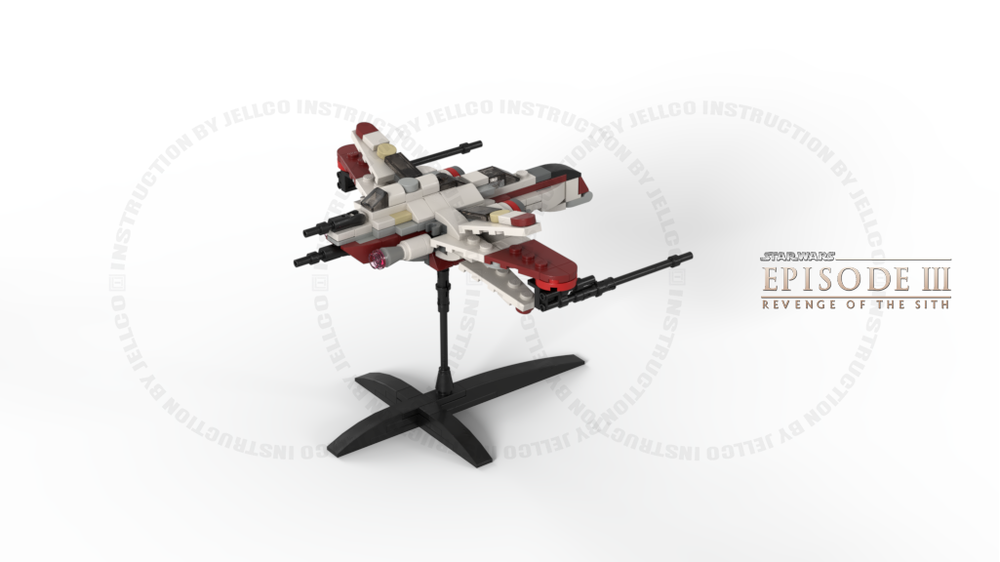 Lego Moc Mini Size Arc 170 Starfighter Episode Iii By Jellco