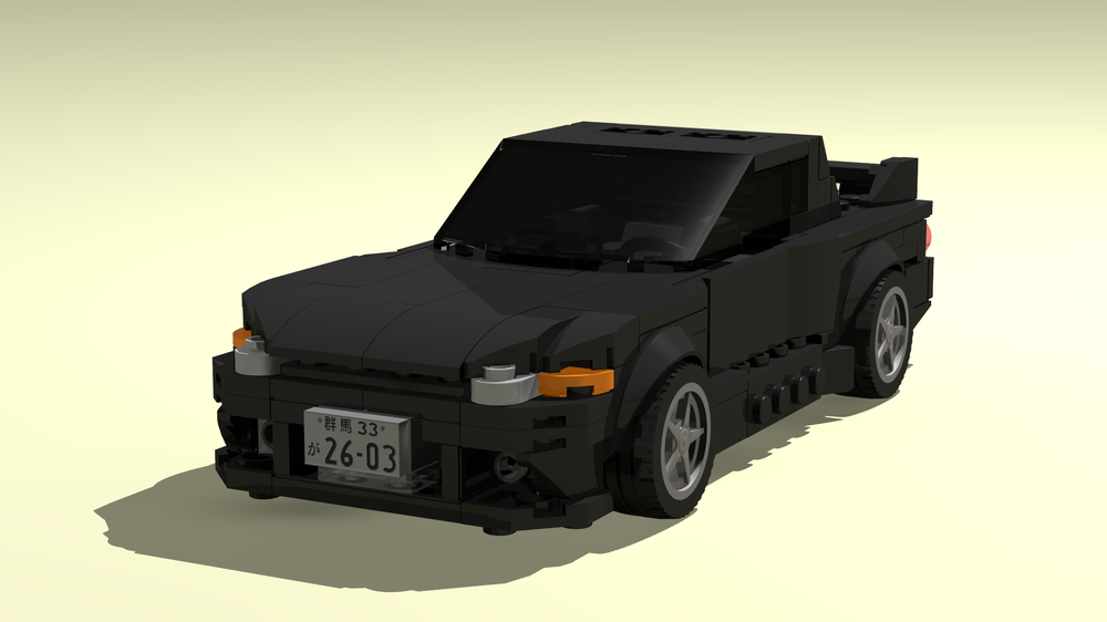 LEGO MOC Nissan Skyline r32 GTR MOC by Nefuscated | Rebrickable - Build ...