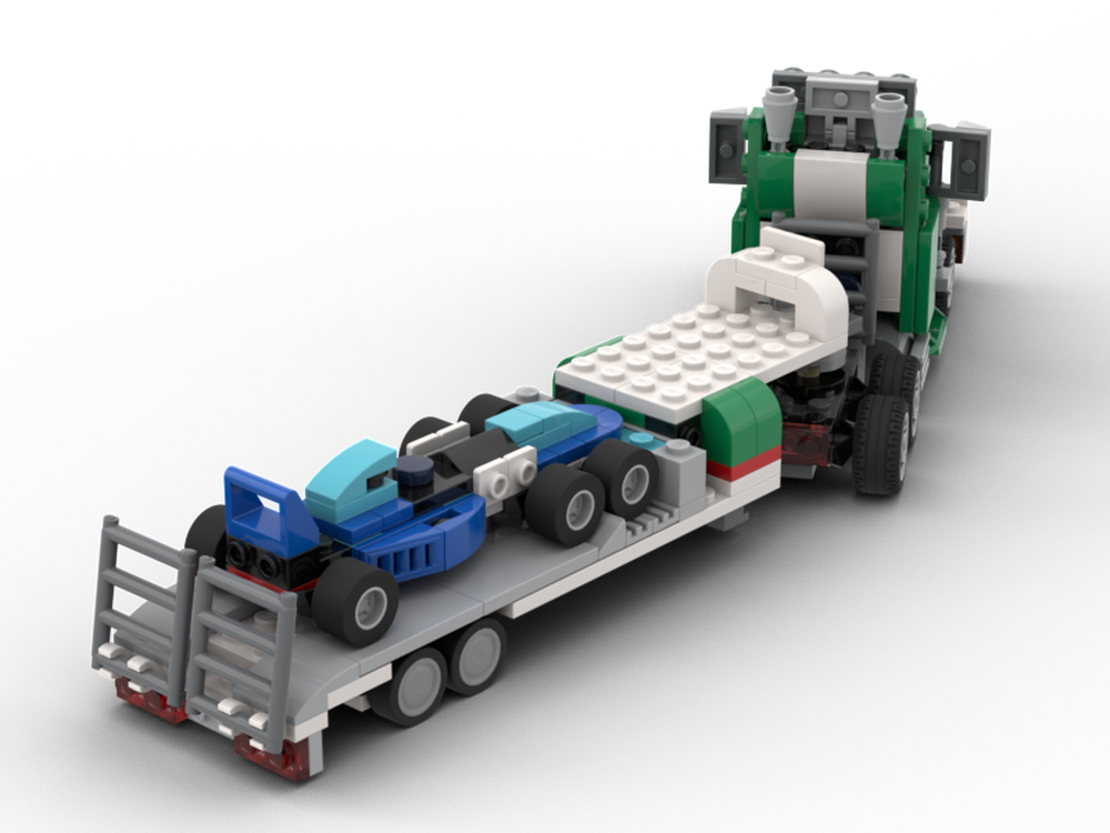 Lego Moc 31113 Octan Car Transporter By Hoppepe Rebrickable Build