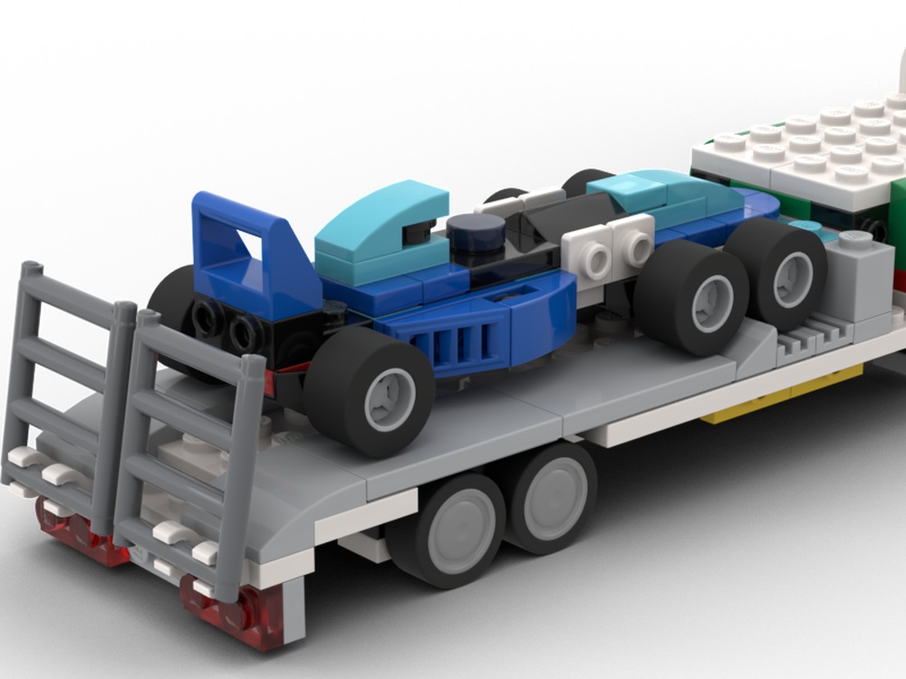 Lego Moc 31113 Octan Car Transporter By Hoppepe Rebrickable Build