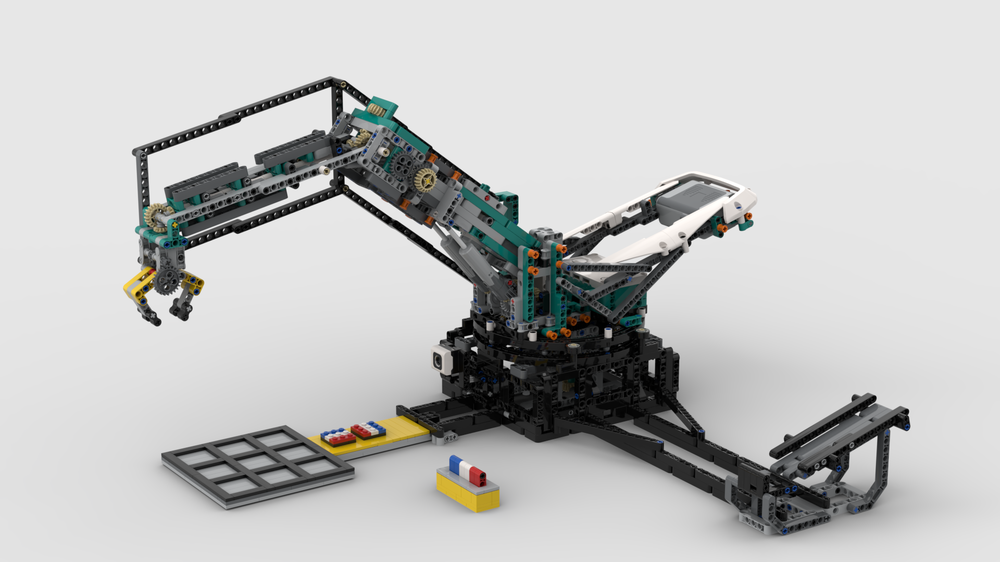 LEGO MOC-129823 Robotic Arm - TicTacToe by 3Lego1Math | Rebrickable ...