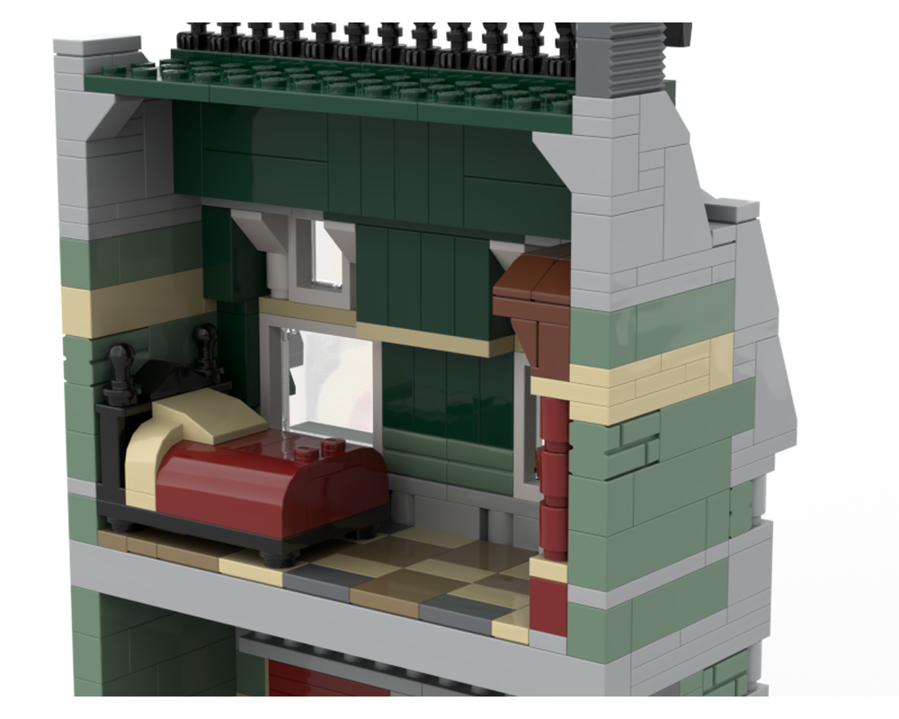Lego Moc Green Grocer 10185 Small Modular By Bergebricks Rebrickable