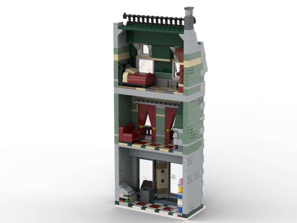 LEGO MOC Green Grocer 10185 Small Modular by bergebricks | Rebrickable ...