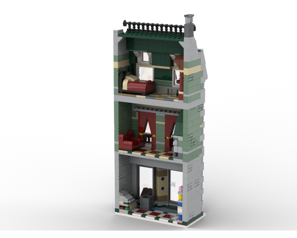 Lego Moc Green Grocer 10185 Small Modular By Bergebricks Rebrickable