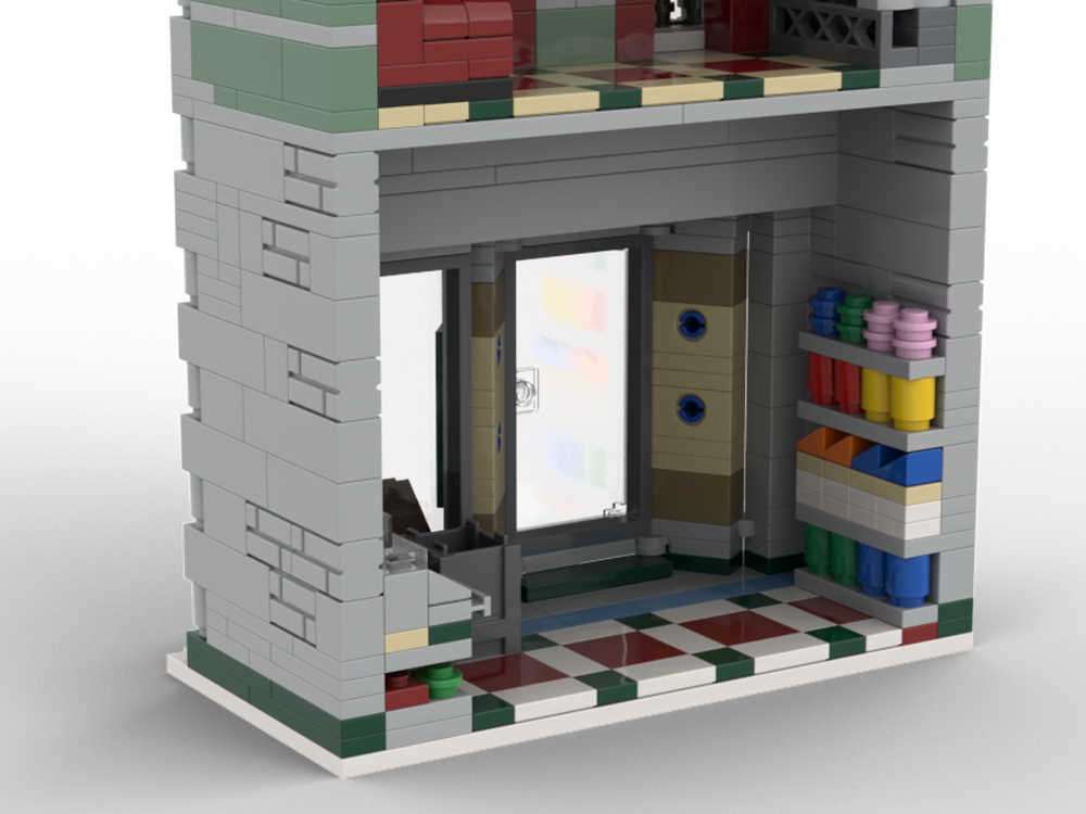 LEGO MOC Green Grocer 10185 Small Modular by bergebricks | Rebrickable ...