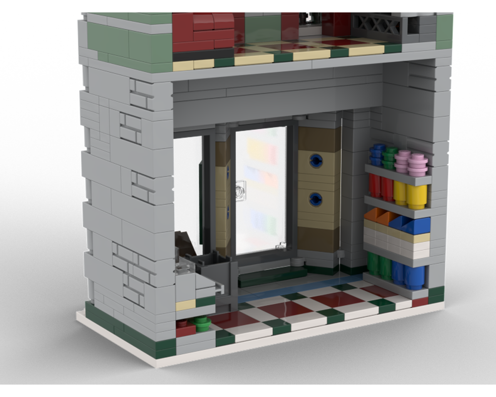 Lego Moc Green Grocer 10185 Small Modular By Bergebricks Rebrickable