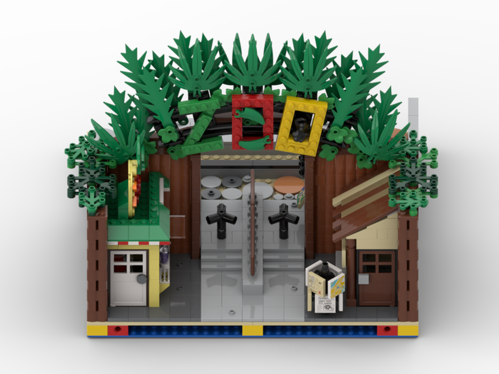 LEGO MOC Zoo Moule #1 Entrance and Monkey Habitat by Legofan21 ...