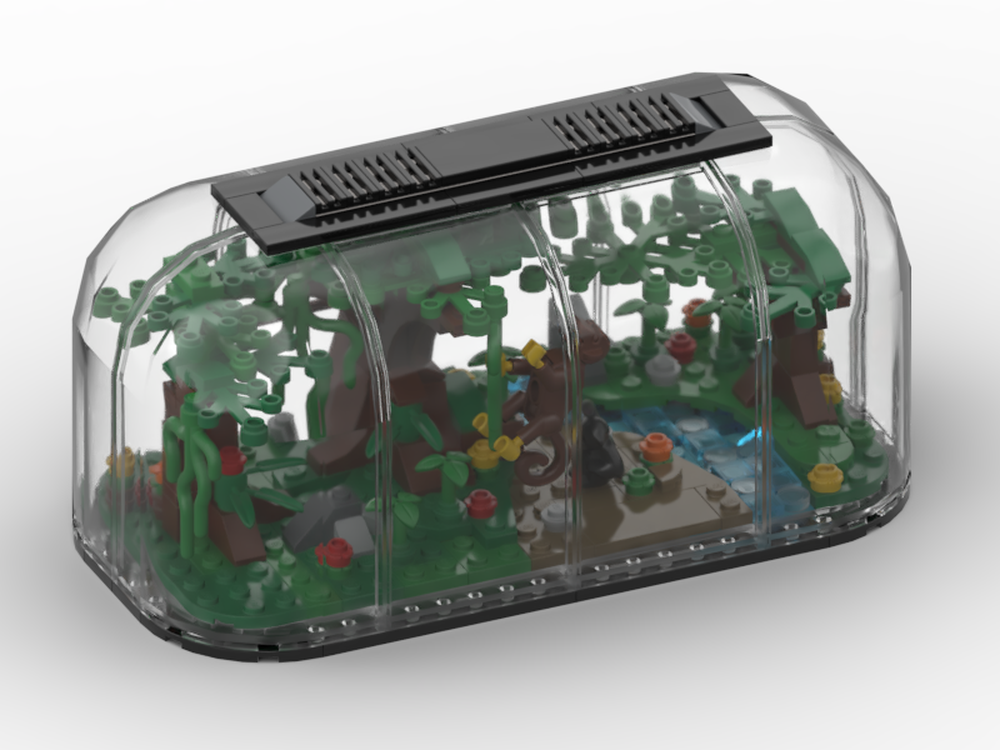 LEGO MOC Zoo Moule #1 Entrance and Monkey Habitat by Legofan21 ...