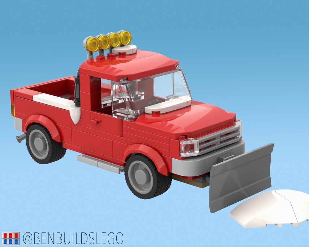LEGO MOC Mr. Plow Snowplow by benbuildslego | Rebrickable - Build with LEGO