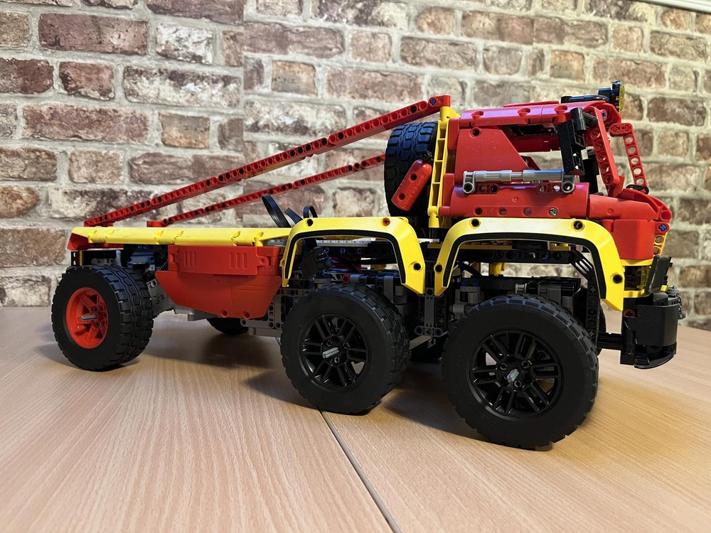 Lego Moc Trial Truck 6x6 By Donsantos Rebrickable Build With Lego