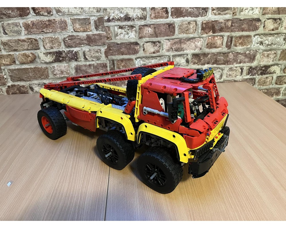 Lego Moc Trial Truck 6x6 By Donsantos Rebrickable Build With Lego