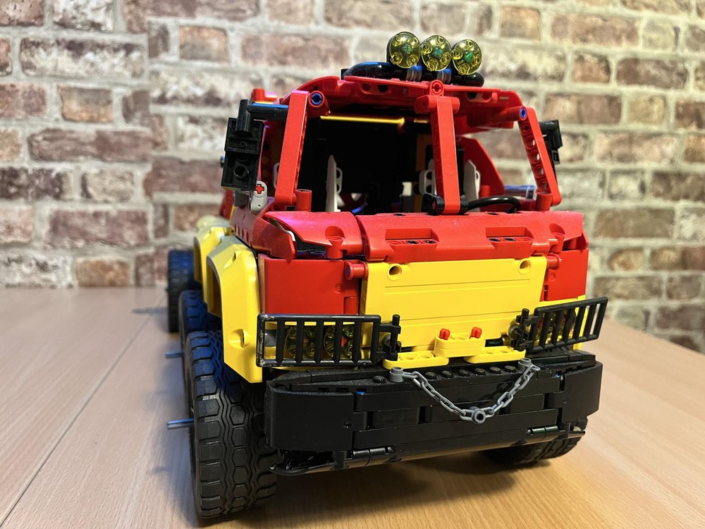 Lego Moc Trial Truck 6x6 By Donsantos Rebrickable Build With Lego