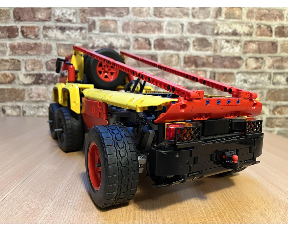 Lego Moc Trial Truck 6x6 By Donsantos Rebrickable Build With Lego