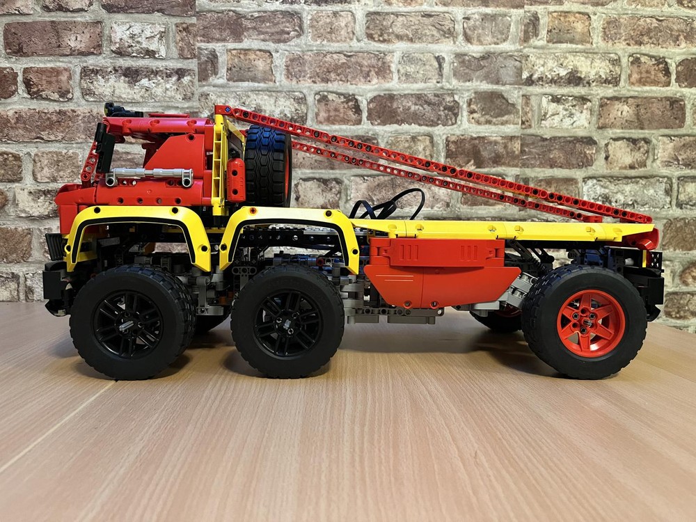 Lego Moc Trial Truck 6x6 By Donsantos Rebrickable Build With Lego