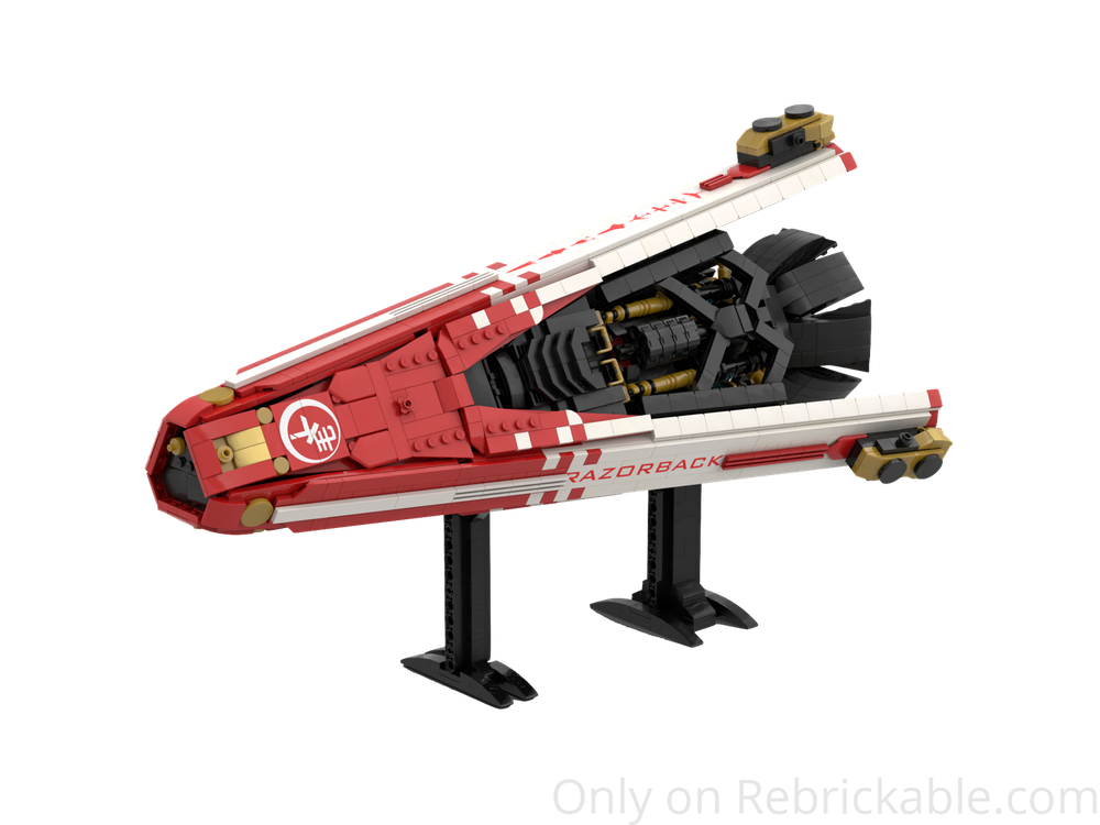 LEGO MOC Razorback by brickgloria | Rebrickable - Build with LEGO