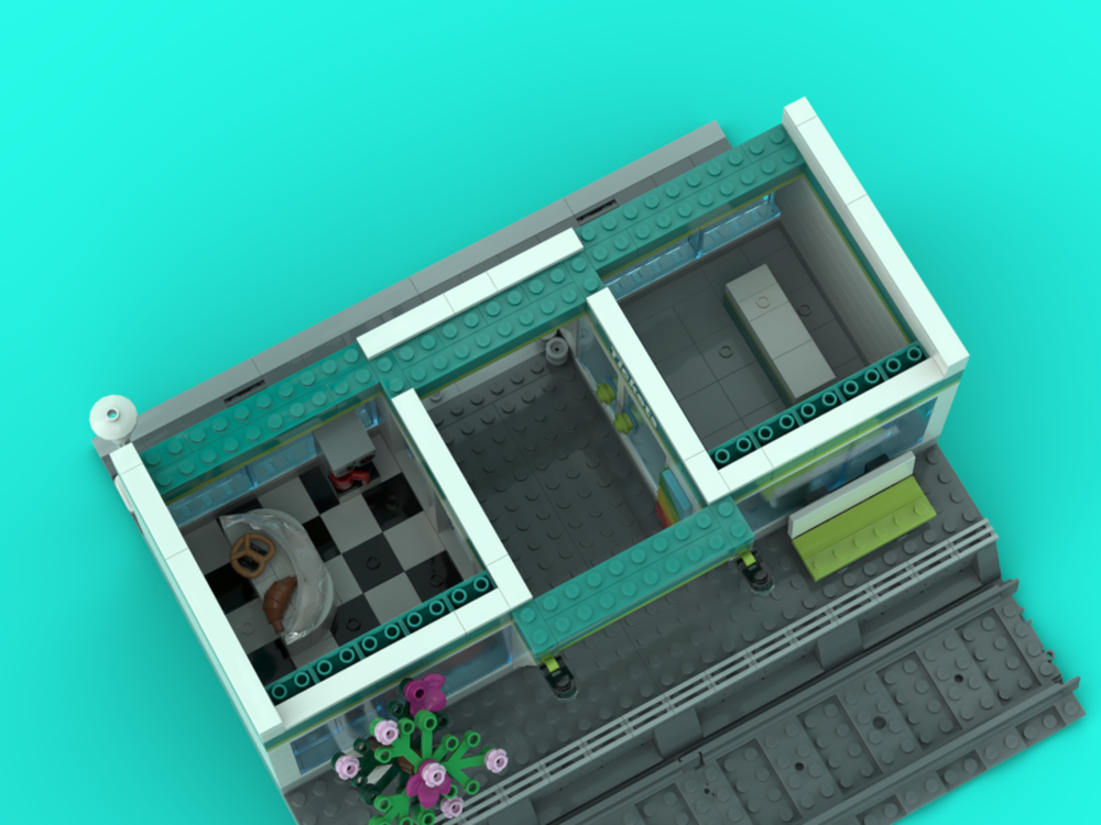 Lego Moc Train Station By The Lego Master Rebrickable Build With Lego