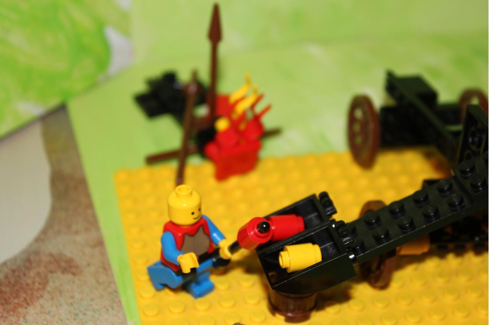 Lego Moc 6039 Fire Catapult By Mandarini Rebrickable Build With Lego