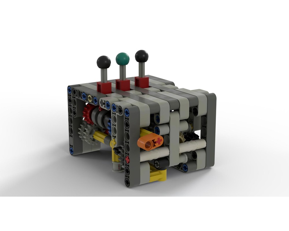 LEGO MOC Compact 8 speed gearbox by 1plaintext | Rebrickable - Build ...