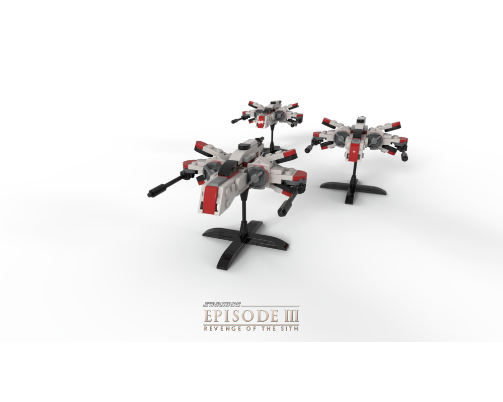 Lego Moc Micro Size Arc 170 Starfighter Starwars Episode Iii By
