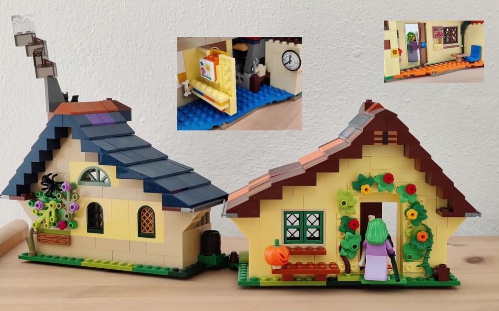 LEGO MOC The Two-Coloured Double-Roof House by Brixelfix | Rebrickable ...