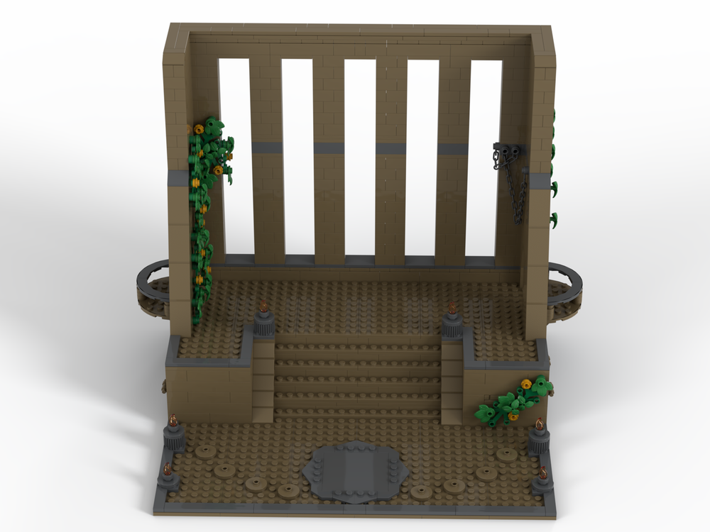 LEGO MOC-129938 Yavin 4 Temple, Grand Audience Chamber, minifig display ...