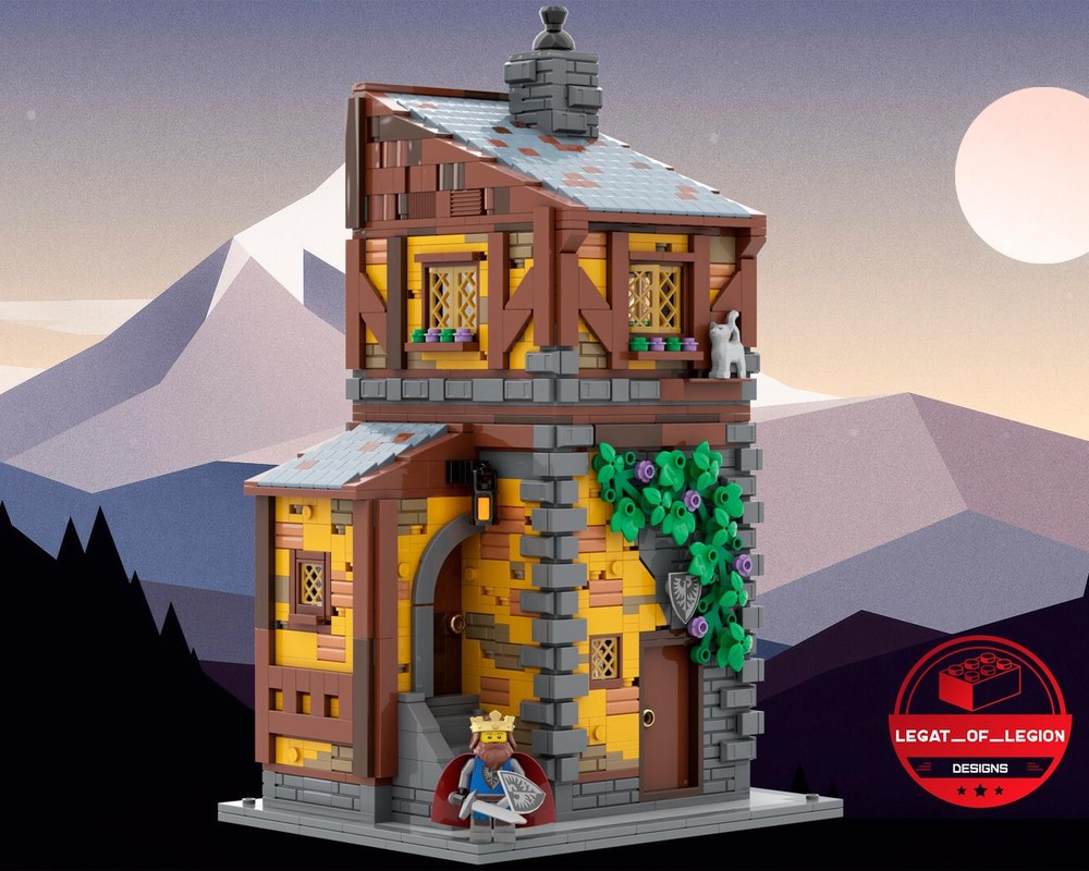 LEGO MOC Medieval Tavern #2 by Legat_Of_Legion | Rebrickable - Build ...