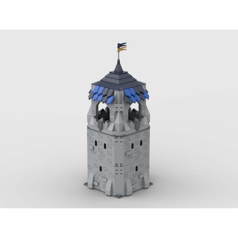 LEGO MOC Medieval Castle: Tower - Modular with Full interior by ...