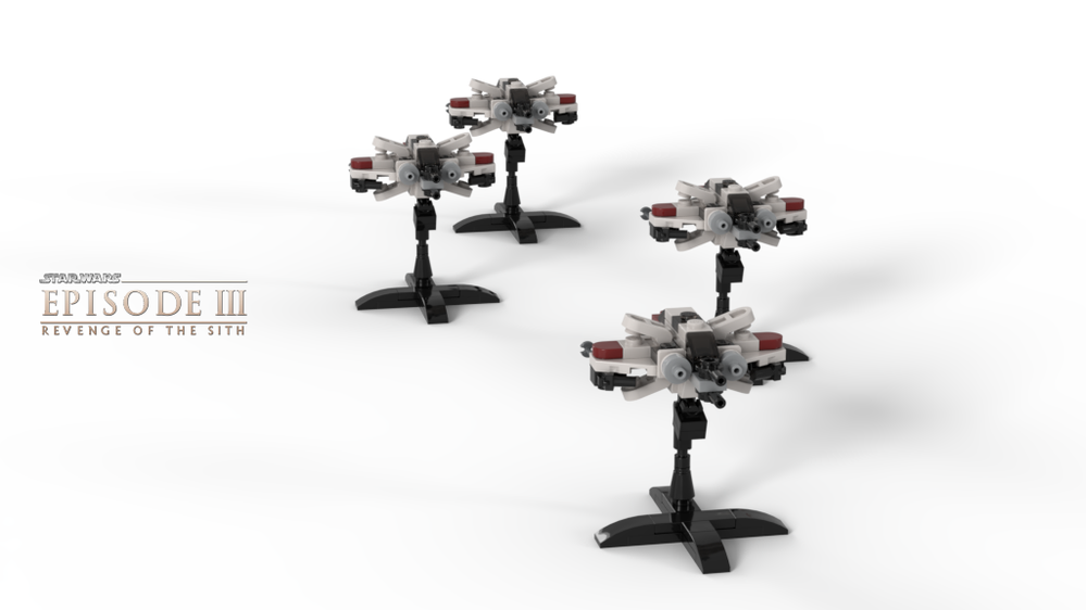 Lego Moc Nano Size Arc 170 Starfighter Starwars Episode Iii By Jellco