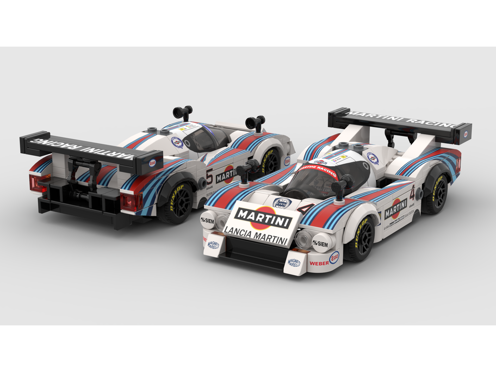 Lego Moc Lancia Lc2 Martini Racing Group C 1984 By Bryccars