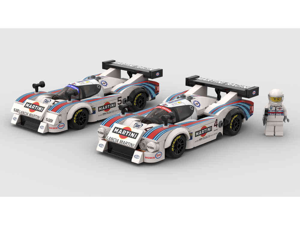 Lego Moc Lancia Lc2 Martini Racing Group C 1984 By Bryccars