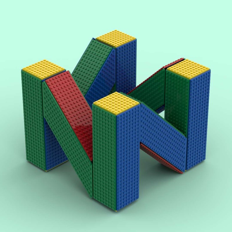 LEGO MOC Nintendo Logo by otterbournelego | Rebrickable - Build with LEGO