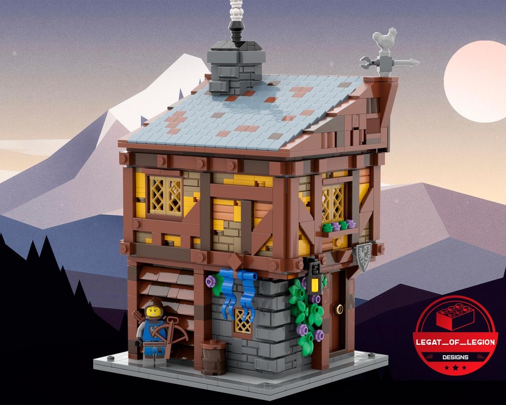 LEGO MOC Medieval House #3 by Legat_Of_Legion | Rebrickable - Build ...