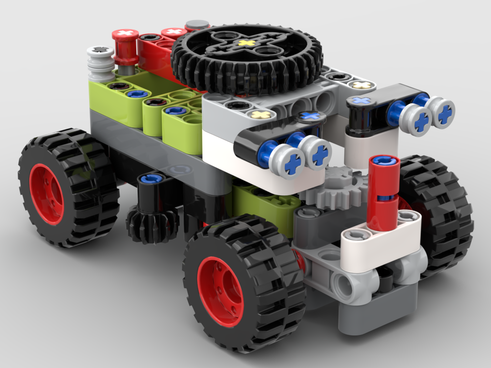 LEGO MOC Truck with Two-Cylinder Engine_42102 by Raptor9889 ...