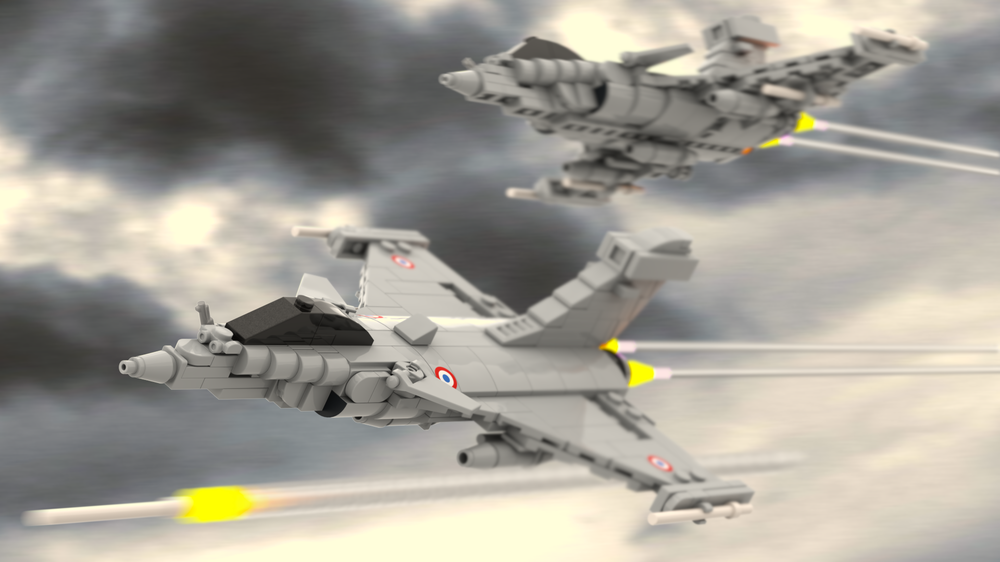 Lego Moc 172 Scale Rafale C By Handsolo99 Rebrickable Build With Lego
