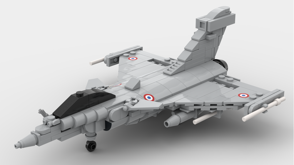 LEGO MOC 1:72 Scale Rafale C by HandSolo99 | Rebrickable - Build with LEGO