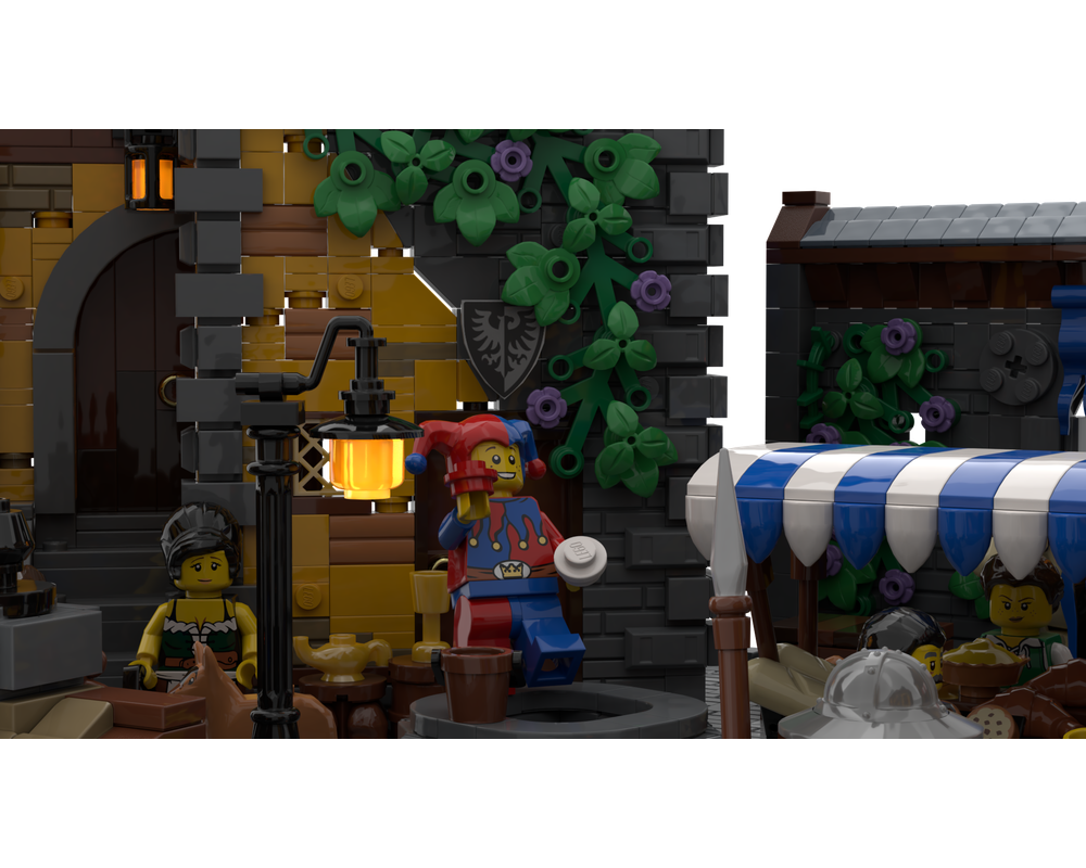 LEGO MOC-130030 Medieval Street by Legat_Of_Legion | Rebrickable ...